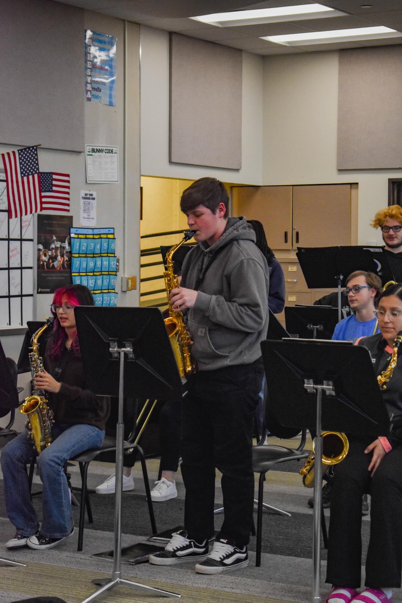 Jazz Band gives impromptu concert – Benson High News