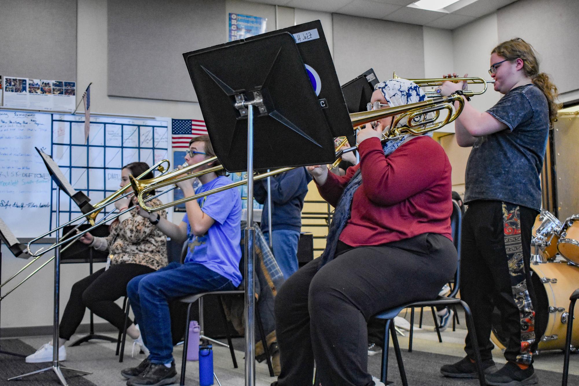 Jazz Band gives impromptu concert – Benson High News